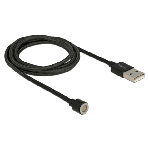 DeLOCK USB 2.0 Magnetisches Daten- und Ladekabel, USB-A Stecker ...
