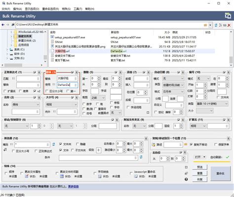 免费文件重命名工具 Bulk Rename Utility 4 1 0 0 X64 中文汉化版 大眼仔旭