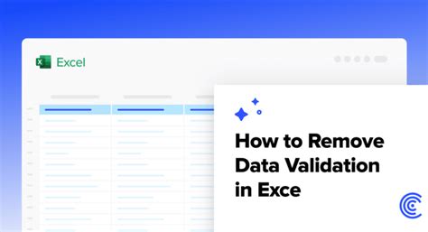 How to Remove Data Validation in Excel: 5 Easy Methods