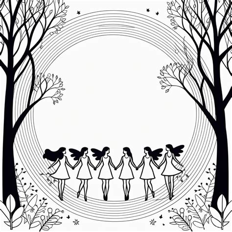 Fairies Dancing In Forest Circle Stable Diffusion Online
