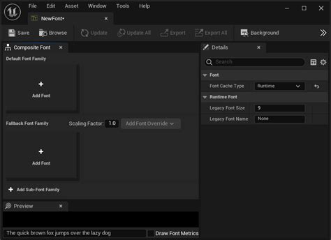 Importing Fonts In Unreal Engine Unreal Engine 54 Documentation