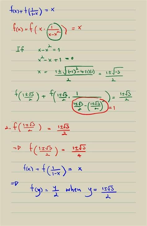 Math Exercise Functions Formulas