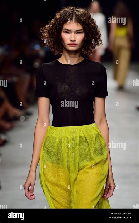 A Model Walks The Runway At The Guy Laroche Show As A Part Of Paris Fashion Week Ready To Wear