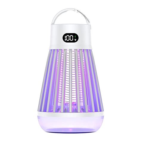 Zapper 2 1 Portable Bug Zapper Indoor And Outdoor Cordless Rechargeable Mosquito Zapper Hanging