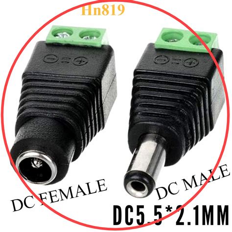 Cctv Camera Connector Dc Male Female Power Jack Rg Bnc Coaxial Connector Video Camera Bnc