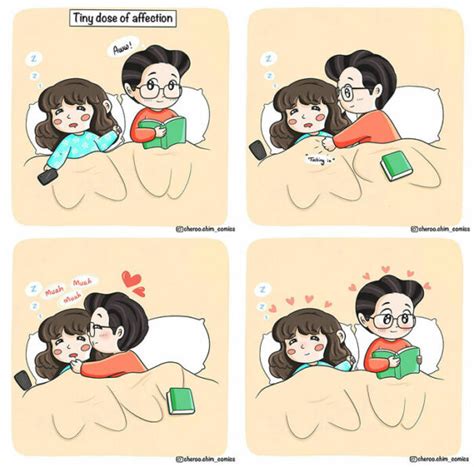 25 Comics About The Adventures Of Cute Couple ‘cheroo And Chim Demilked