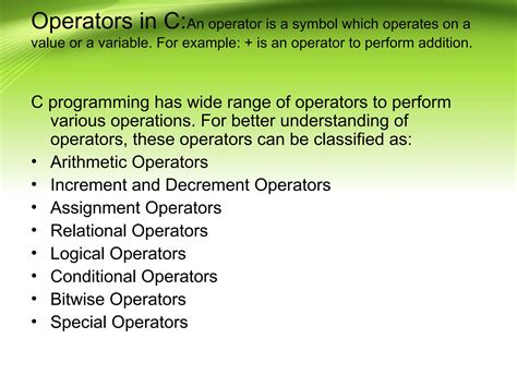 Basics Of C Programming Powerpoint Pppt