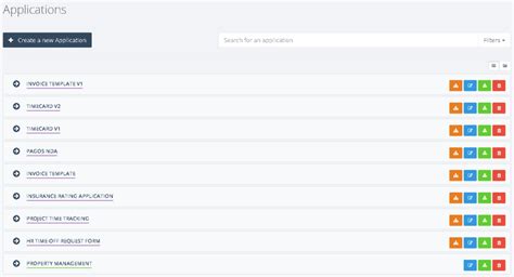 Application Management Spreadsheetweb Help
