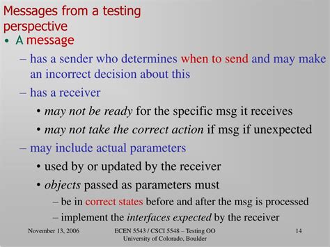 Ppt Testing Object Oriented Software Principles Summary Powerpoint