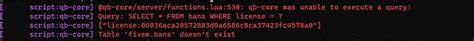 sql database error cant connect qbcore cfx re community