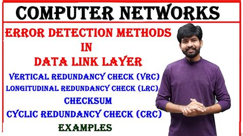 Error Detection Methods Vertical Longitudinal Cyclic Redundancy