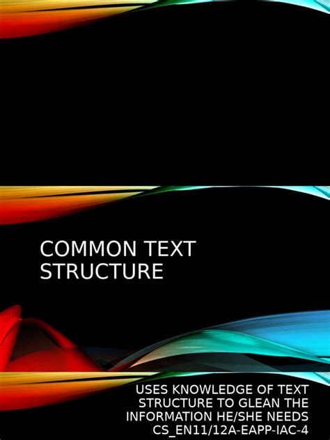 Common Text Structures Pdf Common Text Structures Pdf