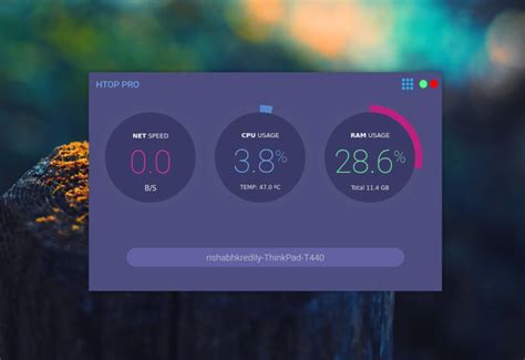 Install HTOP GUI System Monitor On Arch Linux Using The Snap Store Snapcraft