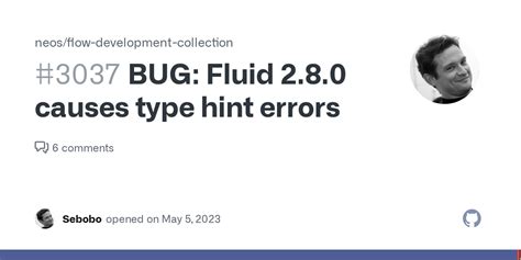 Bug Fluid 280 Causes Type Hint Errors · Issue 3037 · Neosflow