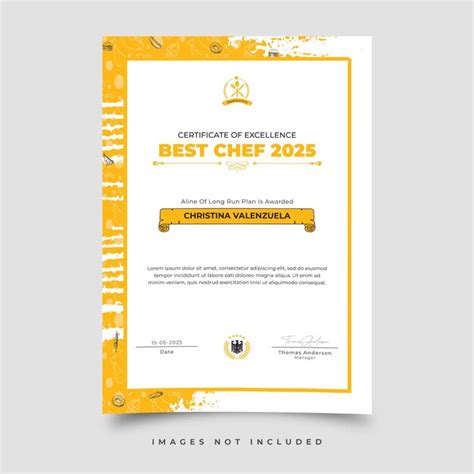 Premium Vector Vector Certificate Template