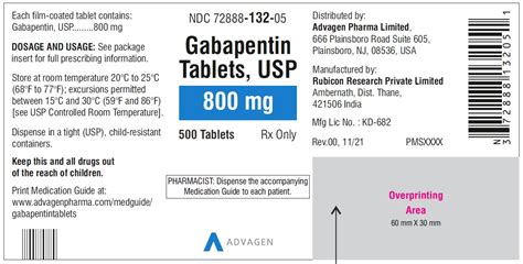 Dailymed Gabapentin Tablet