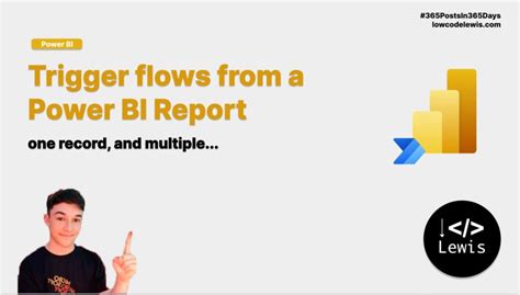 Inogic On Linkedin Trigger Power Automate Flows From A Power Bi Report