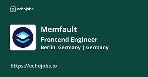 Memfault Is Hiring Frontend Engineer Typescriptreact Berlin