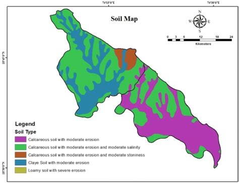Soil Types In The Sub Watershed Download Scientific Diagram