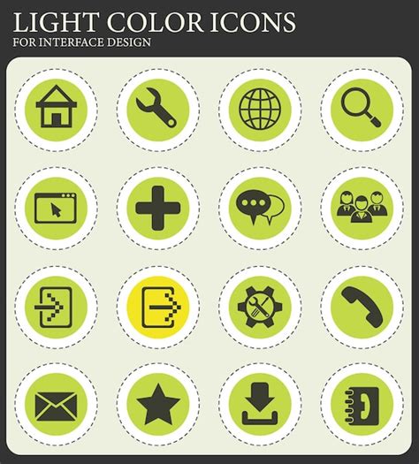 Premium Vector Web Tools Icon Set