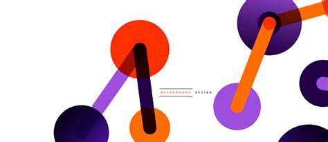 선점은 기하학적 추상 적 배경을 연결합니다 선으로 연결된 원입니다 벽지 배너 배경 또는 착륙을위한 트렌디 한 테크노 비즈니스 템플릿 개념에 대한 스톡 벡터 아트 및 기타