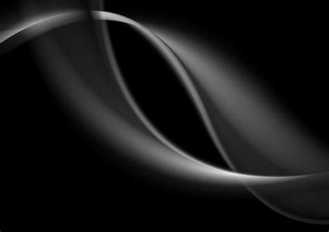Premium Vector Dark Abstract Monochrome Smooth Waves Background
