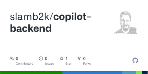 github slamb2k copilot backend