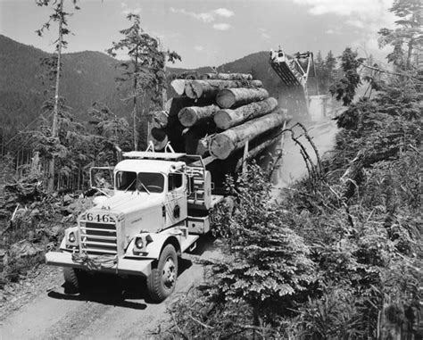 Logging Hauling Trucks Forest History Society