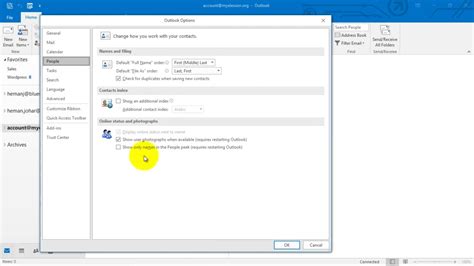exploring other mail settings learn excel course ms word course and ms