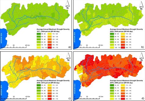 Average Annual Maximum Severities Based On Daily Spi 3 Quantities Download Scientific Diagram