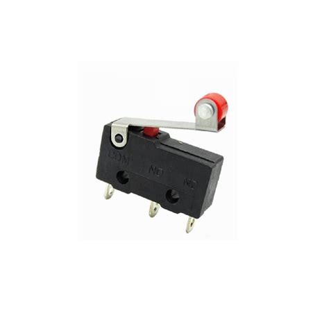 microswitch chave fim de curso kw11 3l polia 17mm 5a 125 a 250v 3d