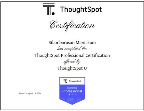 Thoughtspot Dataanalytics Professionalcertification