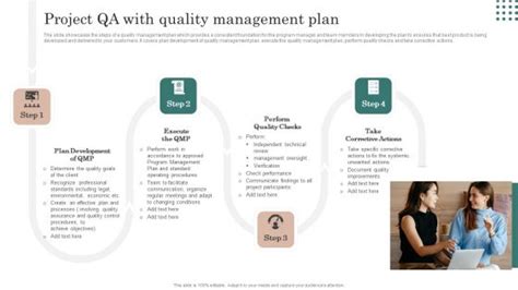 Project QA With Quality Management Plan Introduction PDF