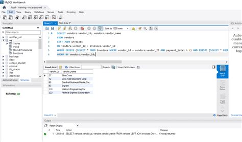 Solved Query Problems Using Ap Schema Accounts Payable Schema