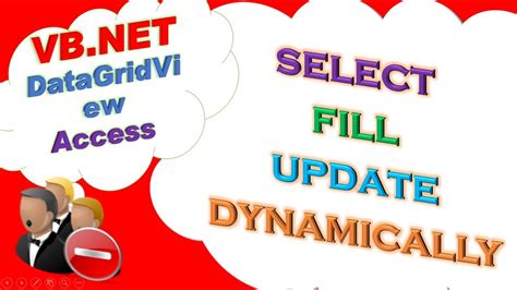 Vbnet Access Database Ep05 Datagridview Select Populate Update Youtube
