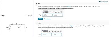 Solved Review Constants Part A Find The Equivalent Chegg