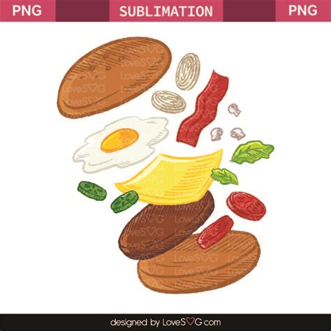 Burger Sublimation File 