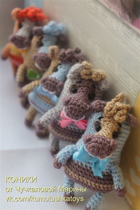Blue Wooden Horse Amigurumi ~ Free Russian Pattern | Crochet horse ...