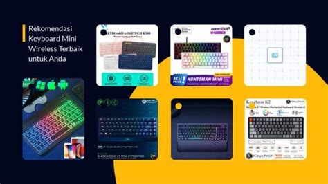 Rekomendasi Keyboard Mini Wireless Terbaik Untuk Anda