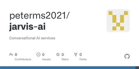 GitHub Peterms Jarvis Ai Conversational AI Services
