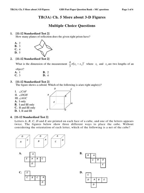 11 16 3a Ch 5 More About 3 D Figures Mc Download Free Pdf