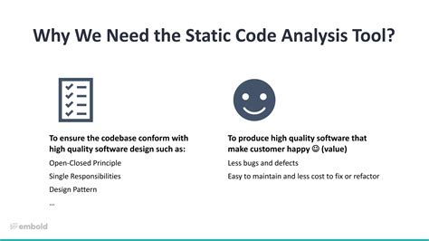 The Next Static Code Analysis Tool Today And Tomorrow Ppt