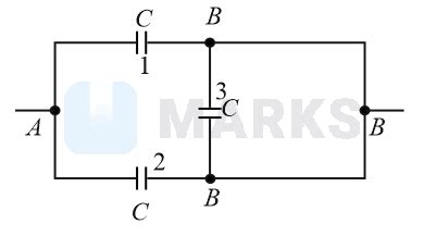 The Equivalent Capacitance Of The Combination Shown In The Figure Is
