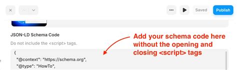 how to add schema code on a framer cms page cogney