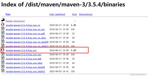 maven历史版本下载和安装 csdn博客
