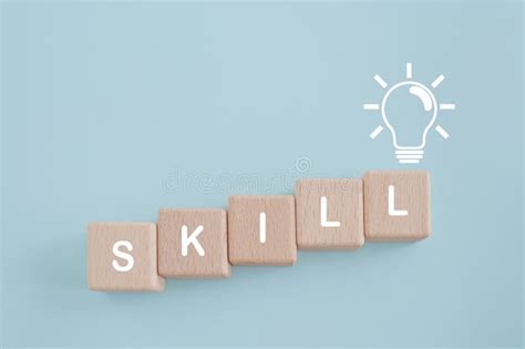 Up Skilling And Personal Development Concept Skill Training Education