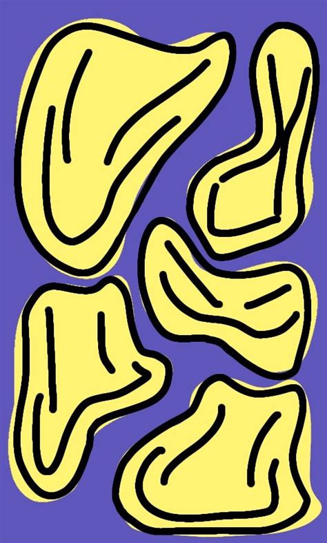 Blob Smiley Face Tattoo Design