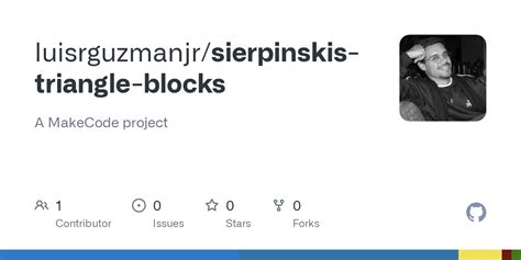 Github Luisrguzmanjr Sierpinskis Triangle Blocks A Makecode Project