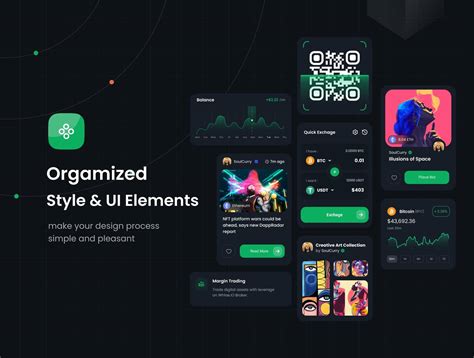 加密交易 NFT B端后台 Dashboard仪表板 UI 设计模板套件 Figma源文件素材免费下载 UI铺子 设计分享