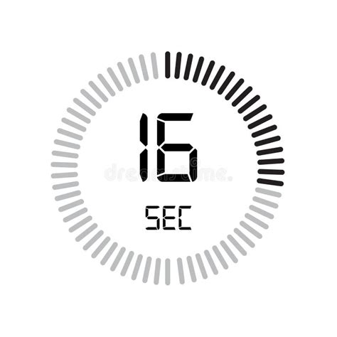 The 30 Seconds Icon Digital Timer Clock And Watch Timer Countdown